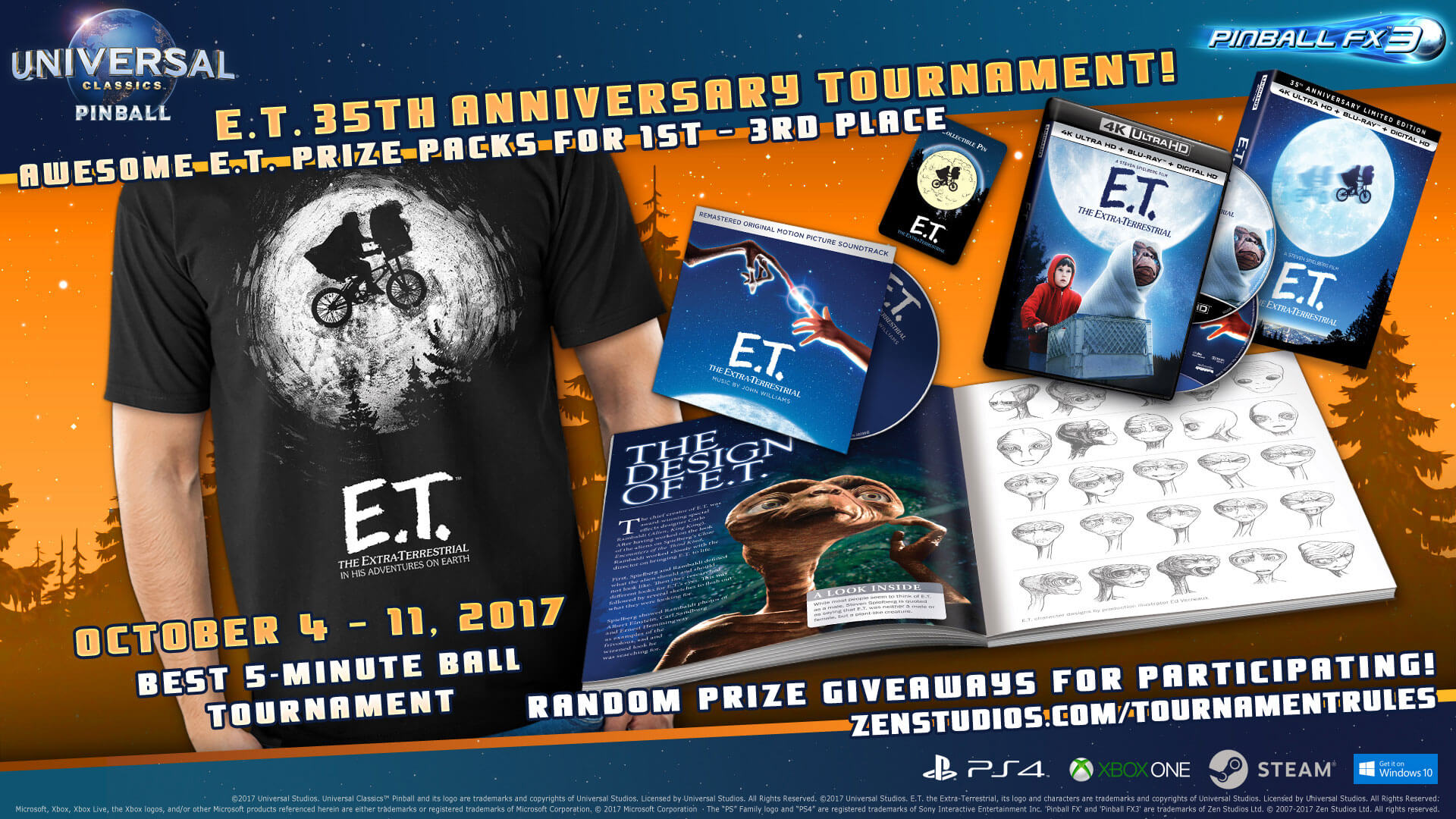 Compete and Win Prizes in the 35th Anniversary E.T.™ Celebration ...