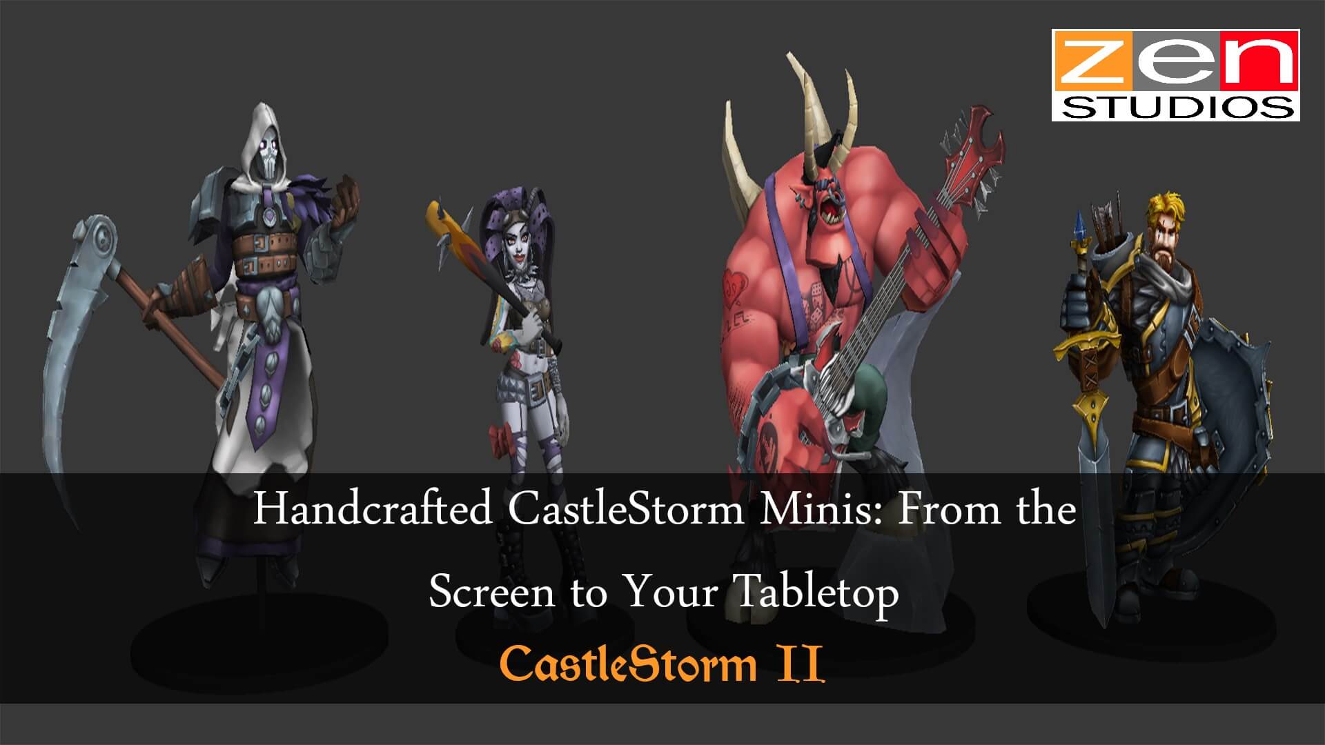 Handcrafted CastleStorm Minis: From the Screen to Your Tabletop | Home ...