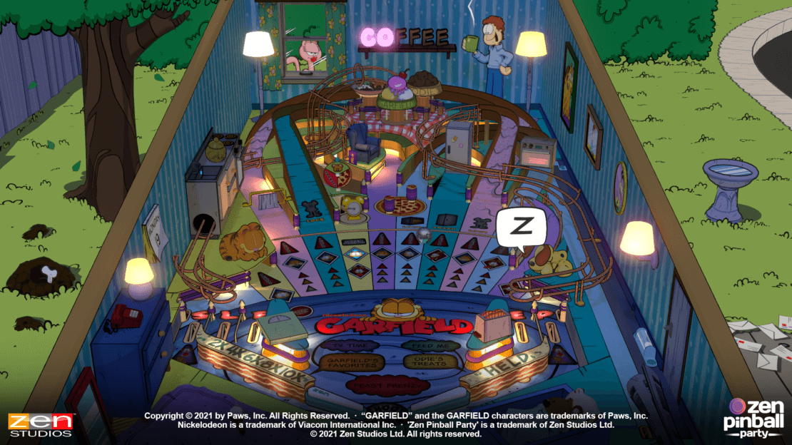 Garfield Pinball Joins Zen Pinball Party! | Home of the Best Pinball Games