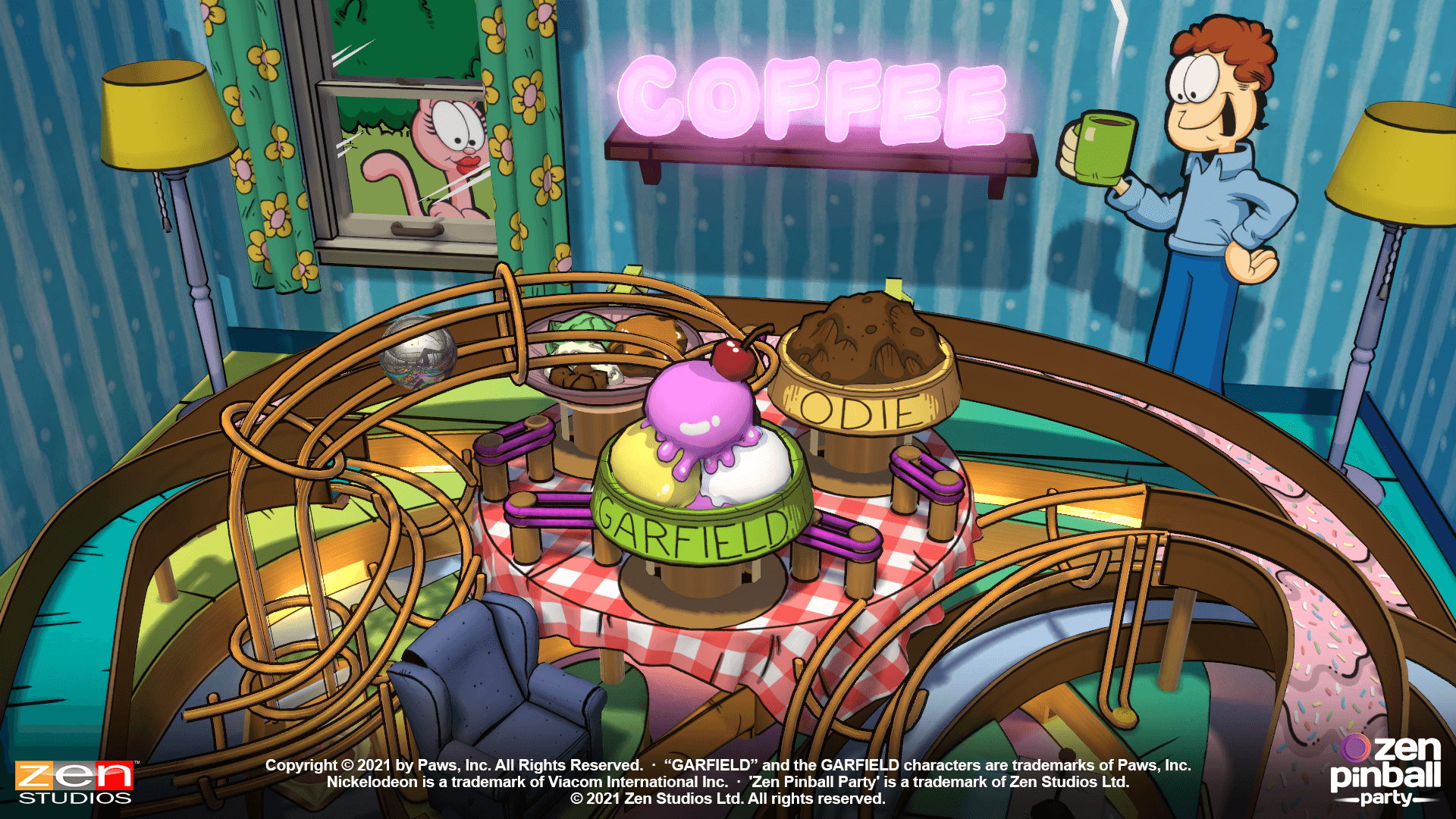 Garfield Pinball Joins Zen Pinball Party! | Home of the Best Pinball Games