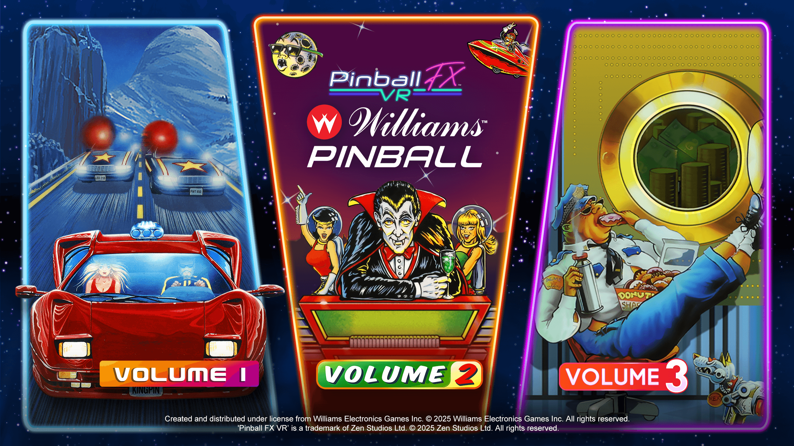 9 tables have arrived in Pinball FX VR!