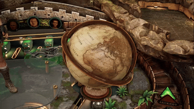 Lara Croft visits the Pinball Arcades | Home of the Best Pinball Games