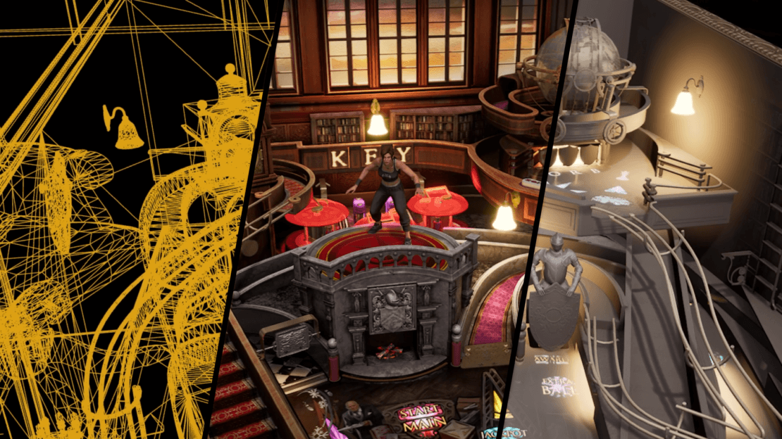 Lara Croft visits the Pinball Arcades | Home of the Best Pinball Games